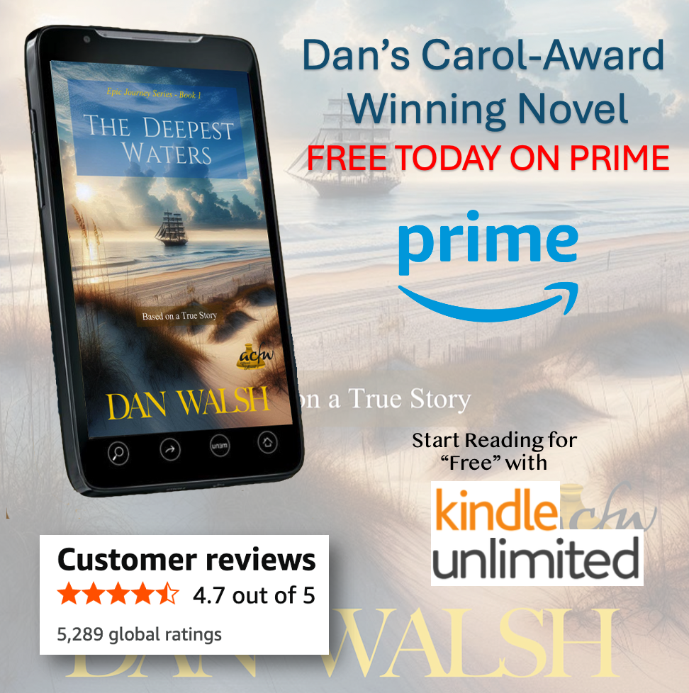 The Deepest Waters FREE on Prime - Dan Walsh
